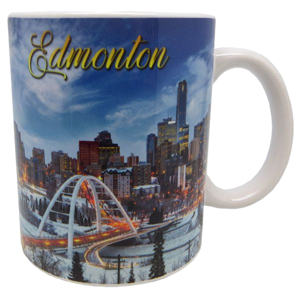 The Edmonton Cityscape in Winter Mug: A Must-Have for Coffee Lovers ...