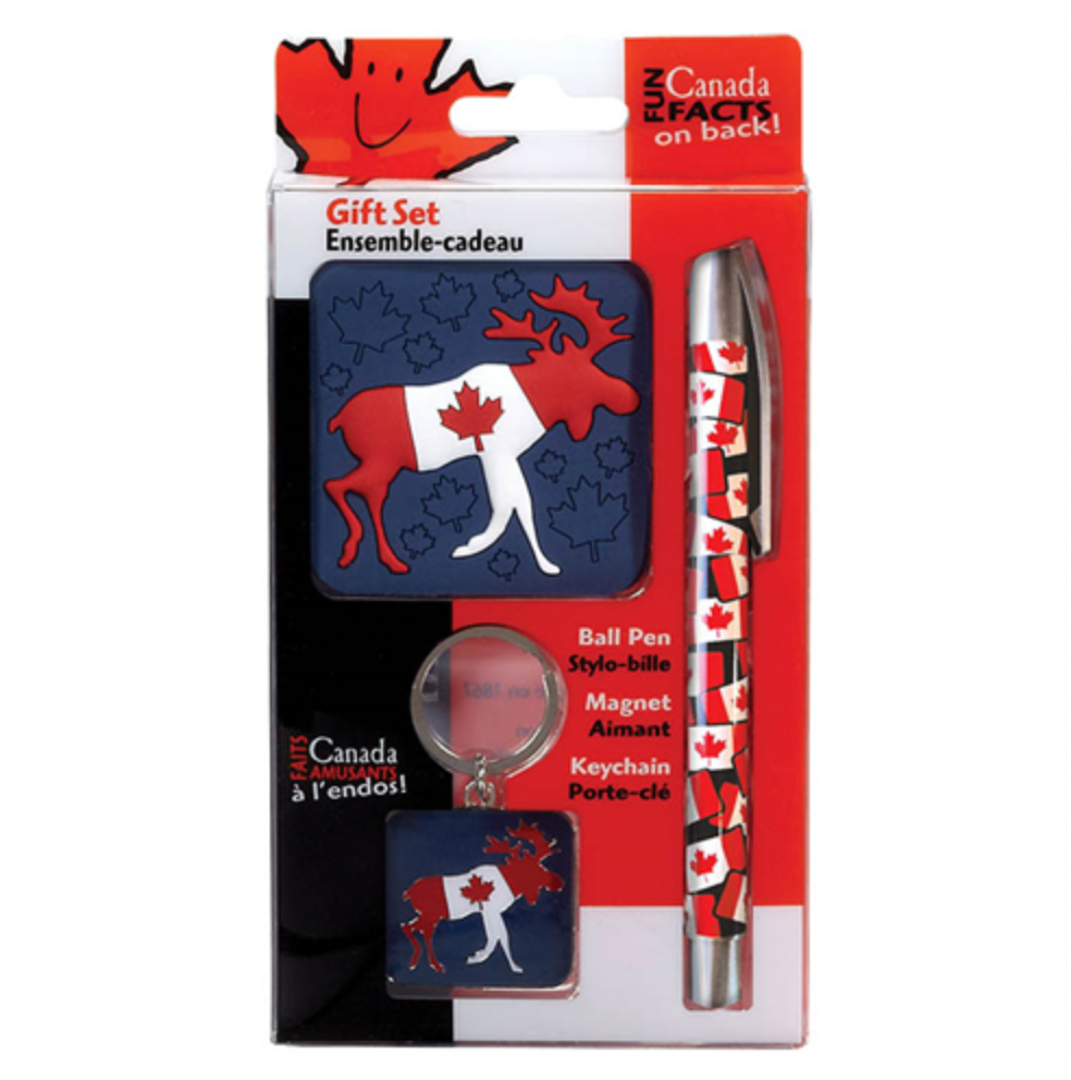 Canada Gift Set - Moose Flag – BIGGLE Souvenirs & Gift Shop
