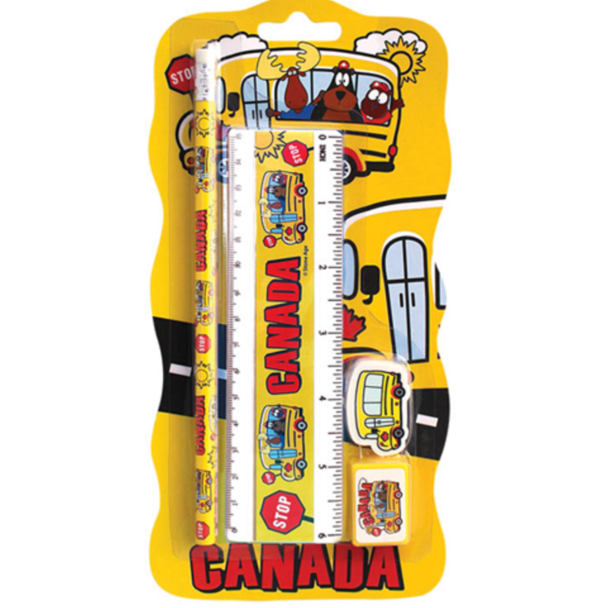 Stationery Set - School Bus – BIGGLE Souvenirs & Gift Shop
