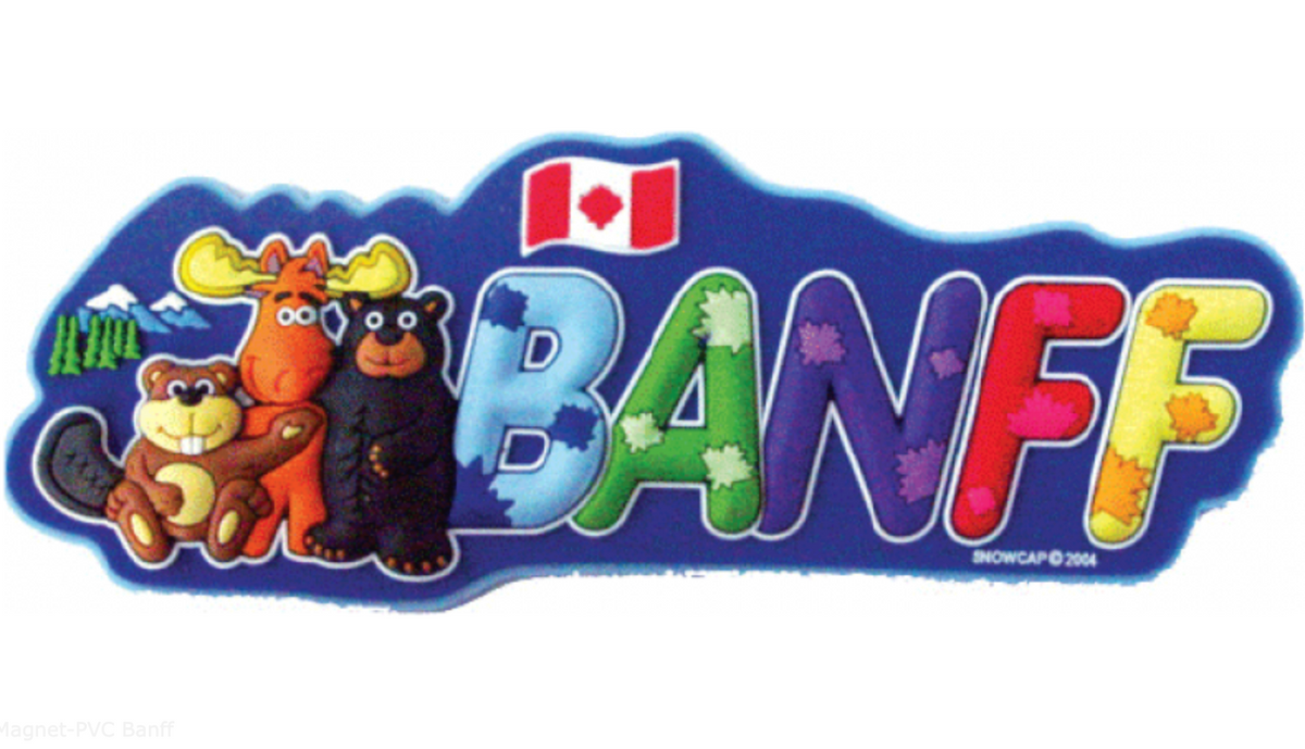 Magnet-PVC Banff – BIGGLE Souvenirs & Gift Shop