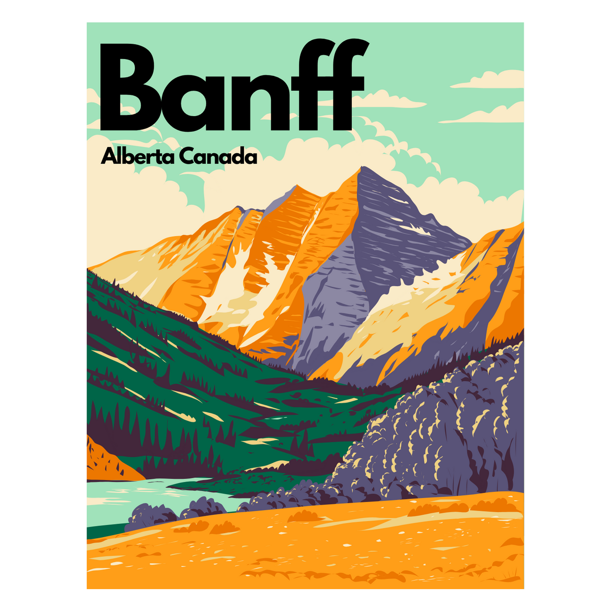 Banff Stickers – BIGGLE Souvenirs & Gift Shop