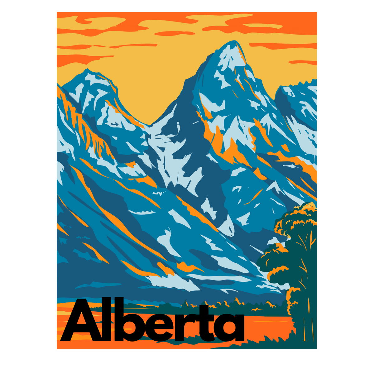 Alberta Sticker – BIGGLE Souvenirs & Gift Shop